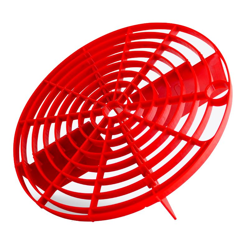 Scratch Shield Adjustable Car Wash Bucket Filter (Red)